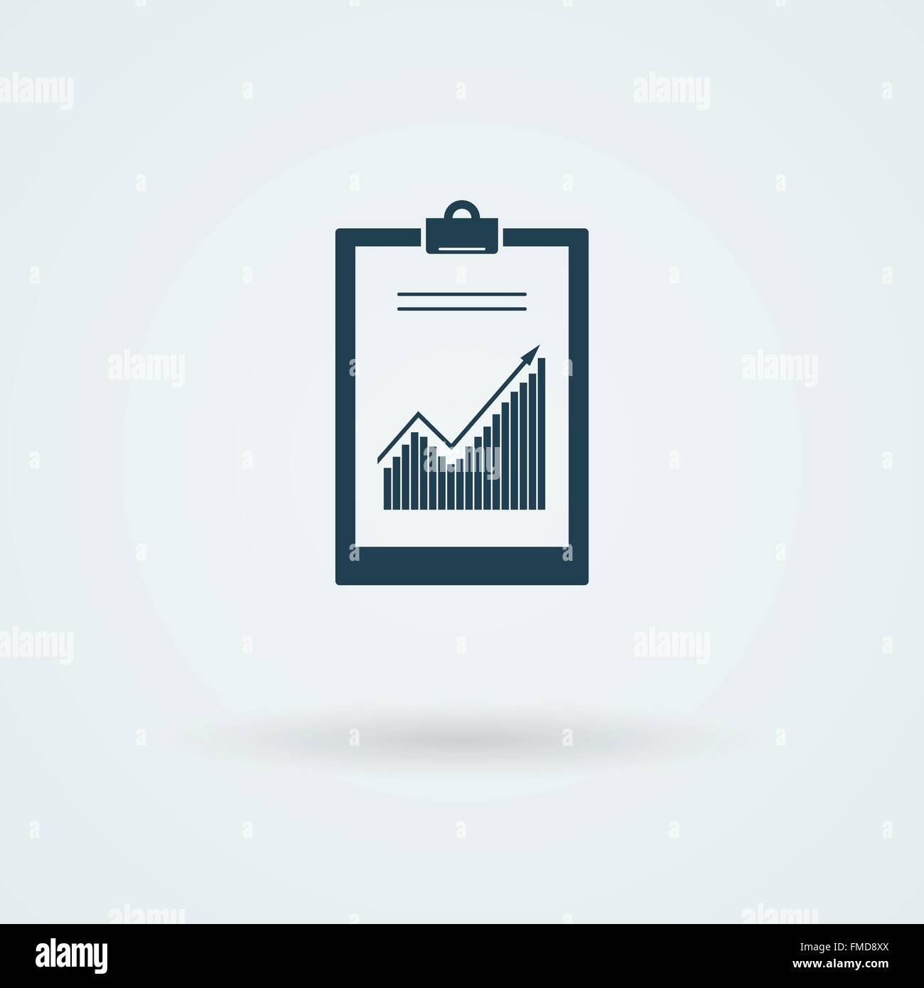 Paper board with schedule vector icon Stock Vector Image & Art - Alamy