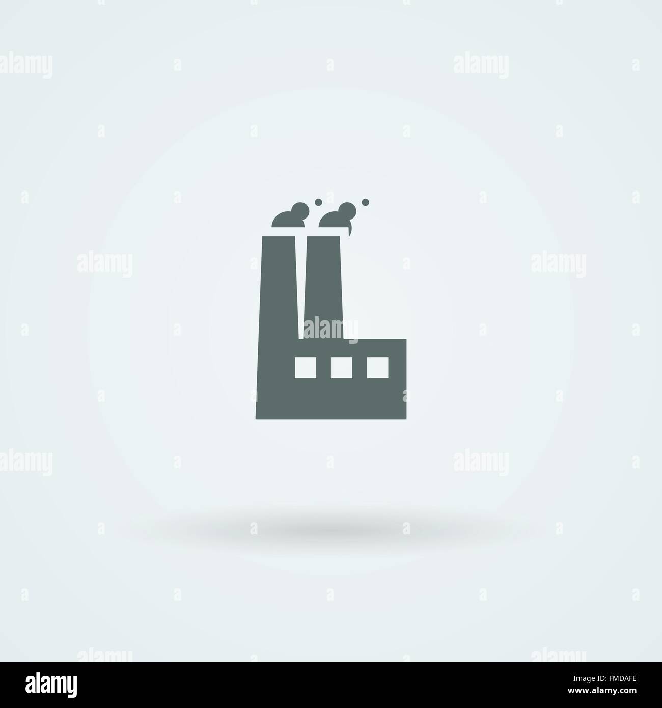 Vector factory icon. Smoking pipes Stock Vector Image & Art - Alamy