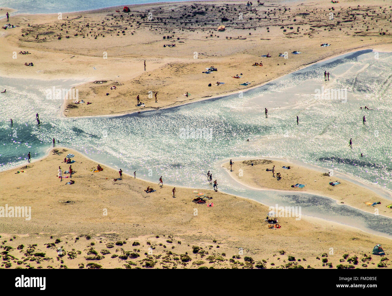 Beach in west Crete, Greece Stock Photo - Alamy