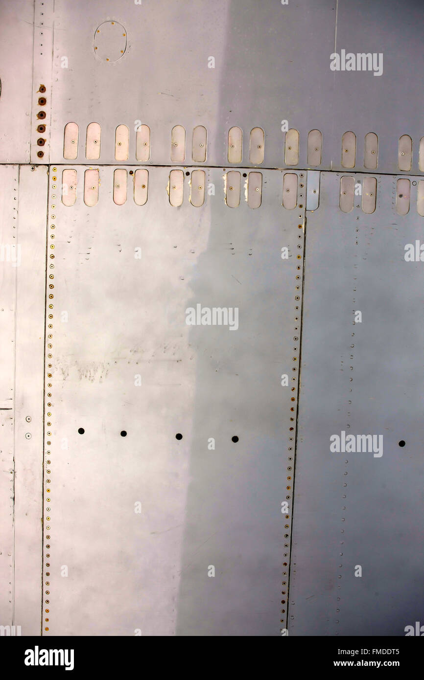 WWII Boeing B29 Superfortress Bomber Plane metalwork, screws and rivets ...