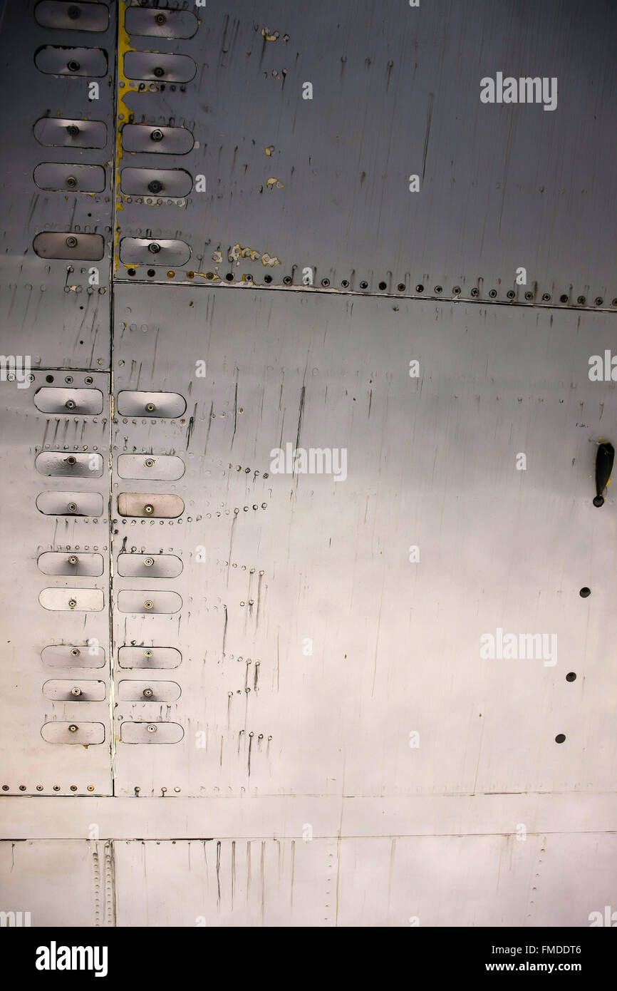 WWII Boeing B29 Superfortress Bomber Plane metalwork, screws and rivets ...