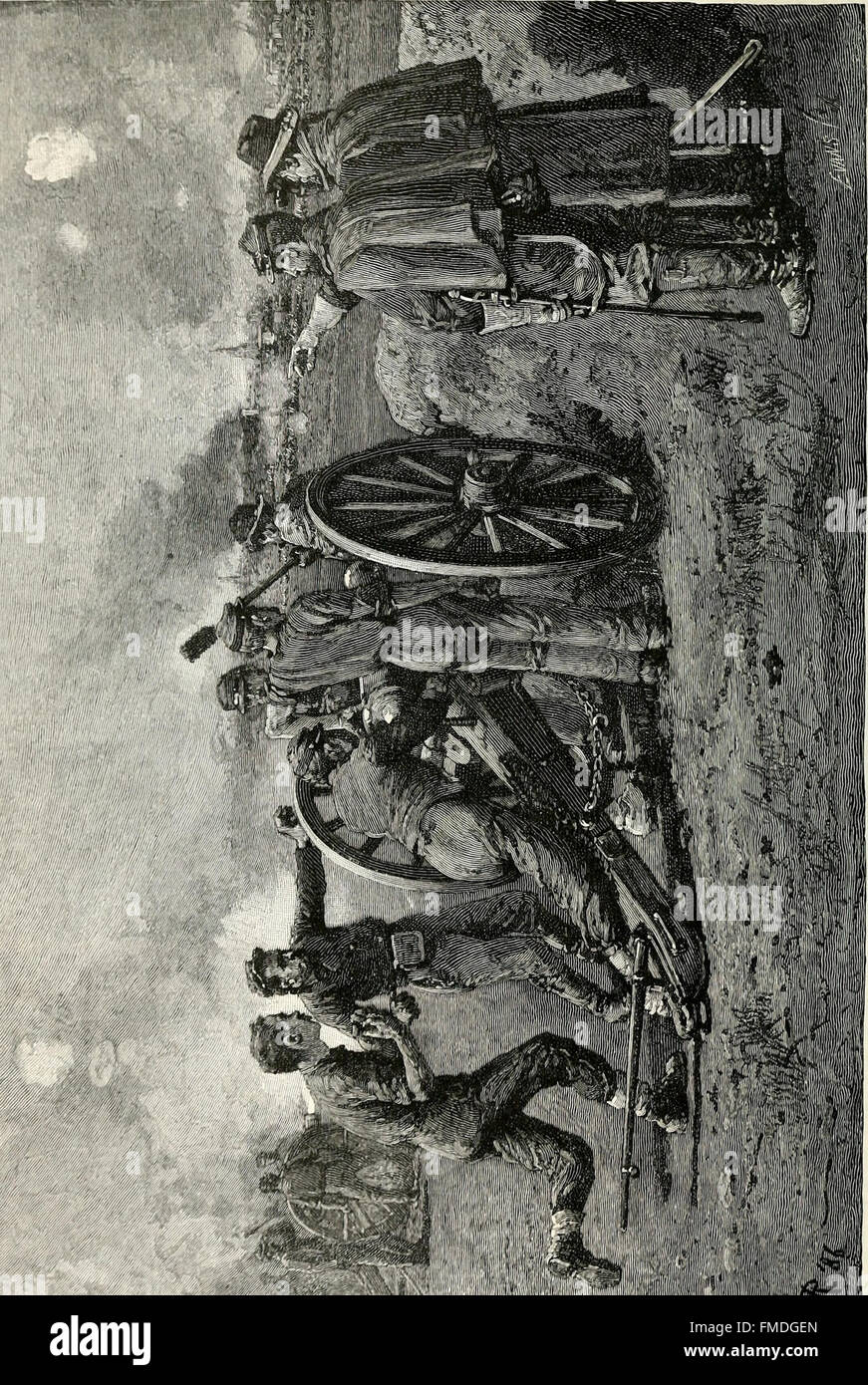 Abraham Lincoln and the battles of the Civil War (1887 Stock Photo - Alamy