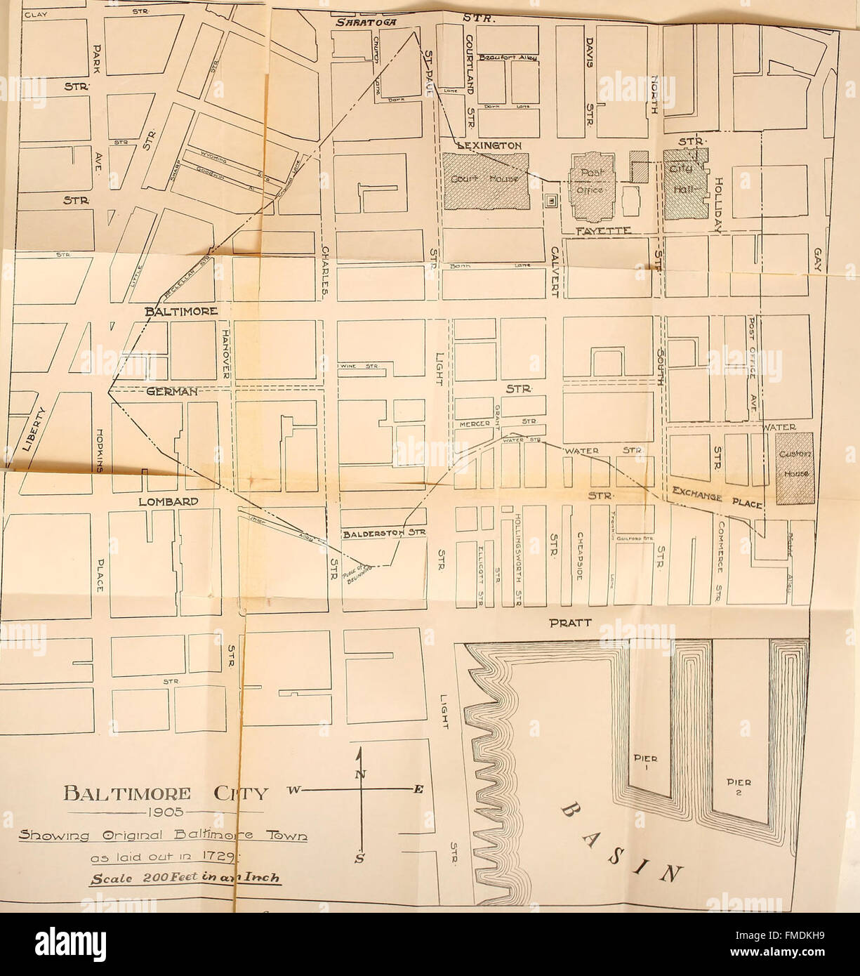The 'First Records of Baltimore Town and Jones' Town' (1905) presents ...