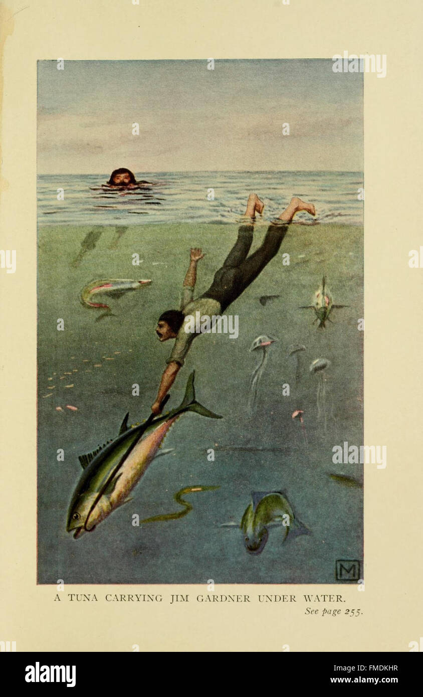 Plate 27 from 'Fish Stories Alleged and Experienced' illustrates ...