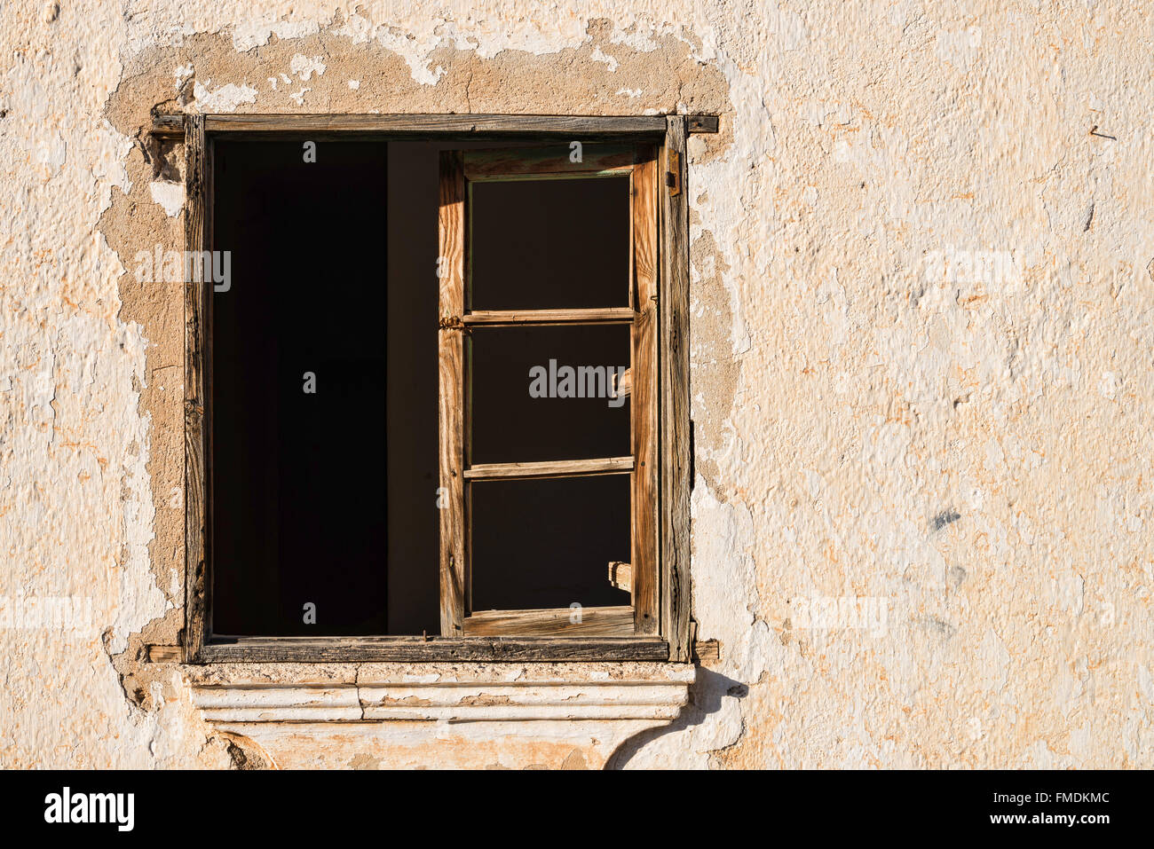Old window with no glass Stock Photo - Alamy
