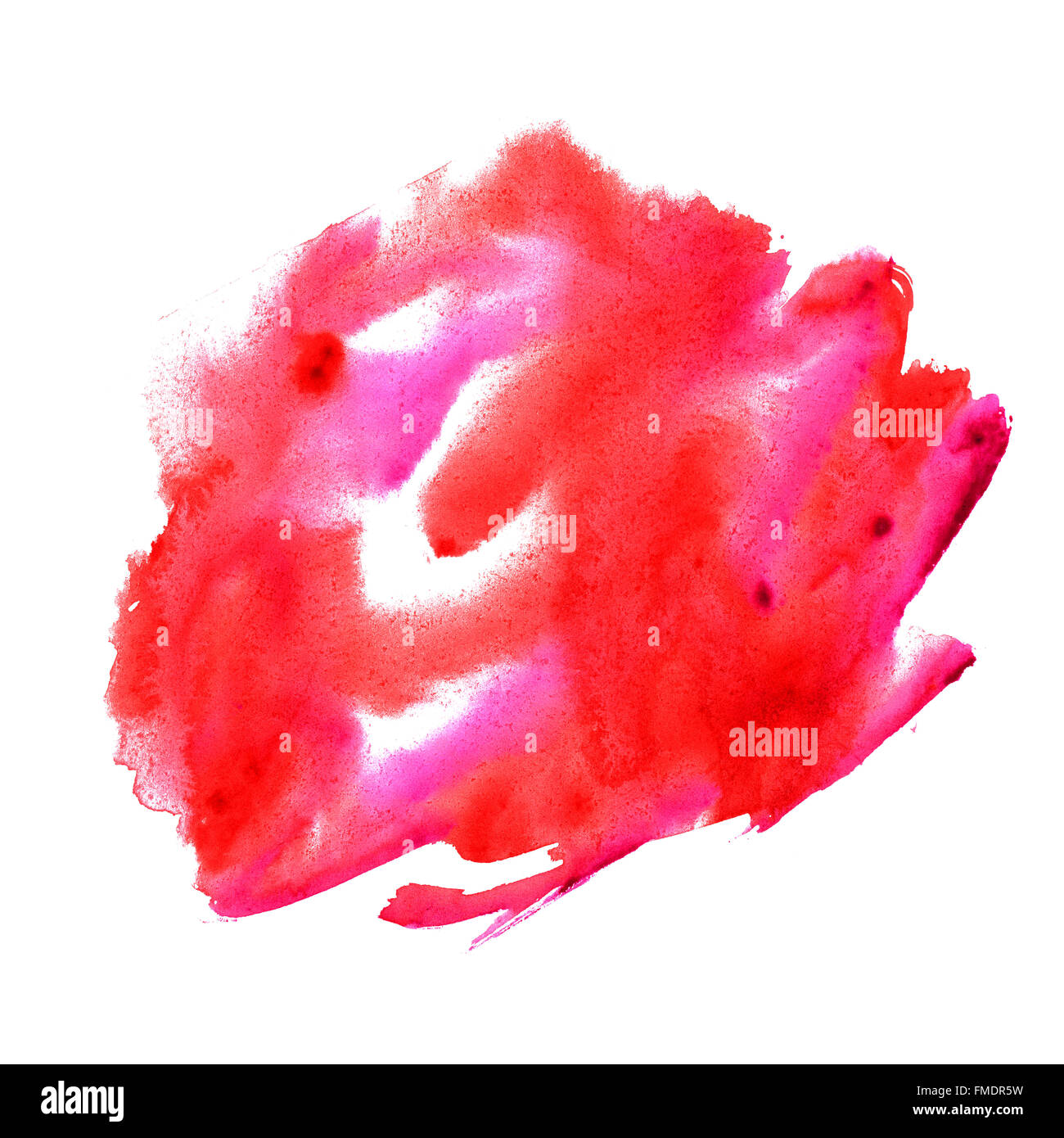 water color watercolor red texture splash blotch watercolour isolated ...