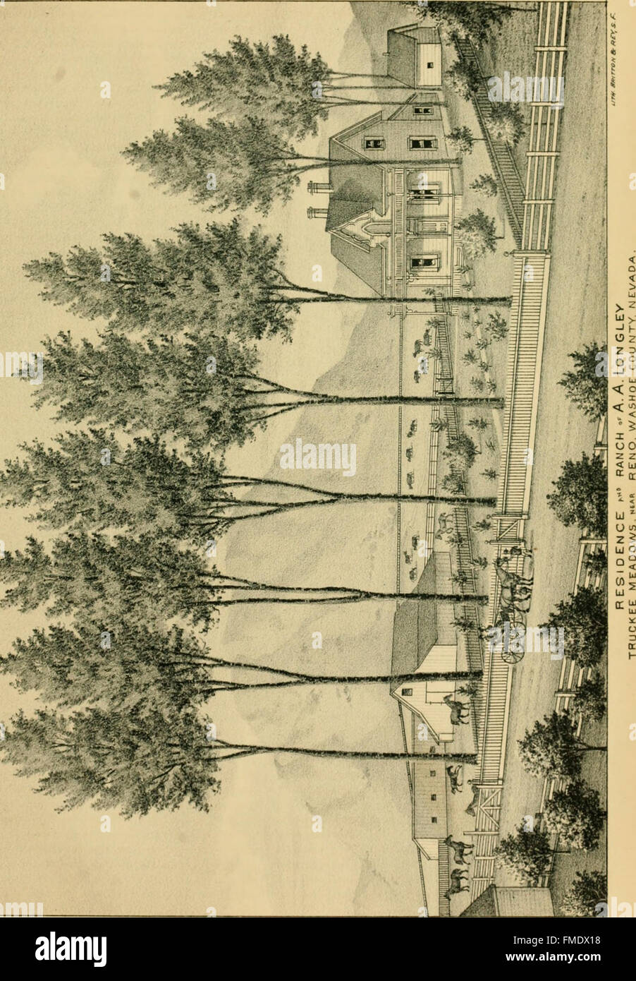 History of Nevada; (1881 Stock Photo - Alamy