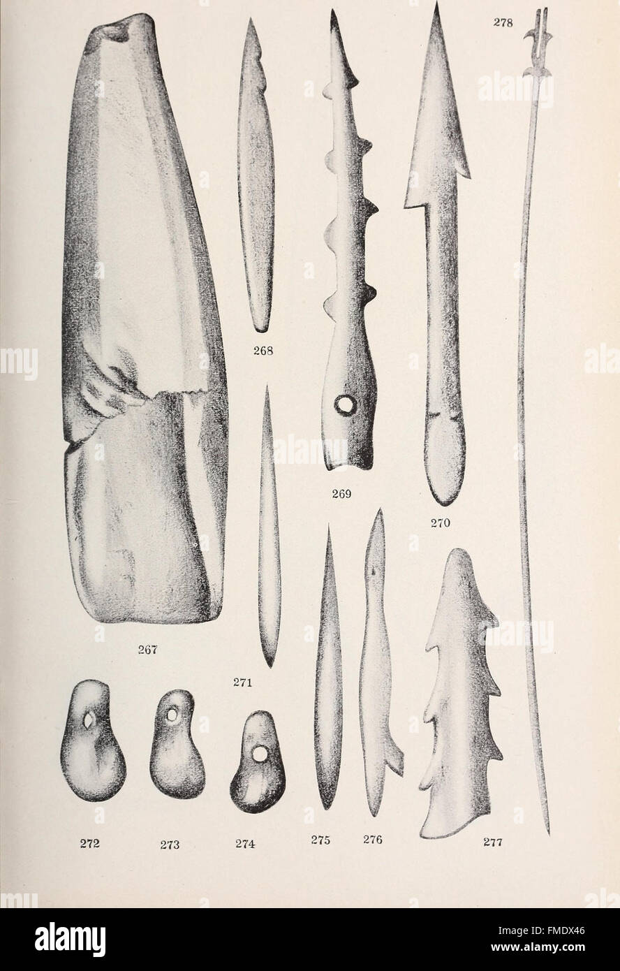 'Horn and Bone Implements of the New York Indians' (1902) explores the ...