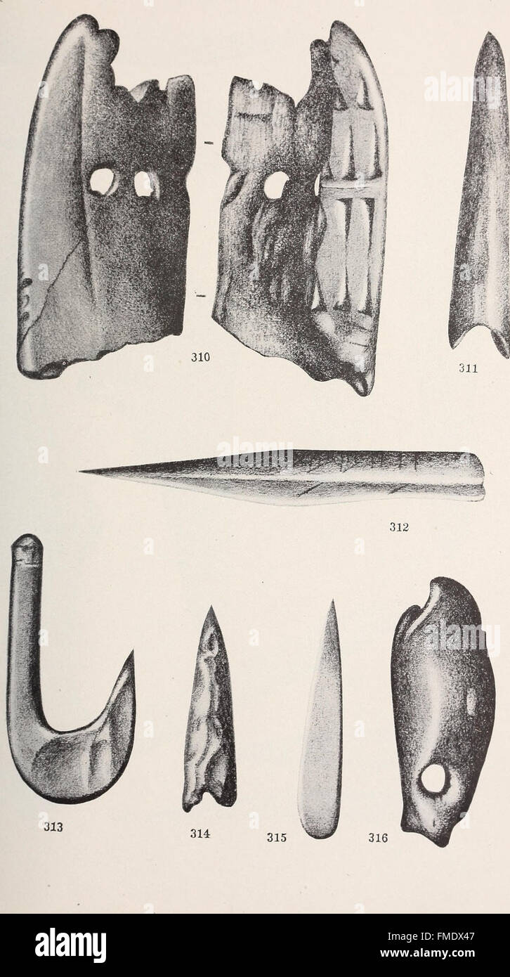 'Horn and Bone Implements of the New York Indians' (1902) explores the ...