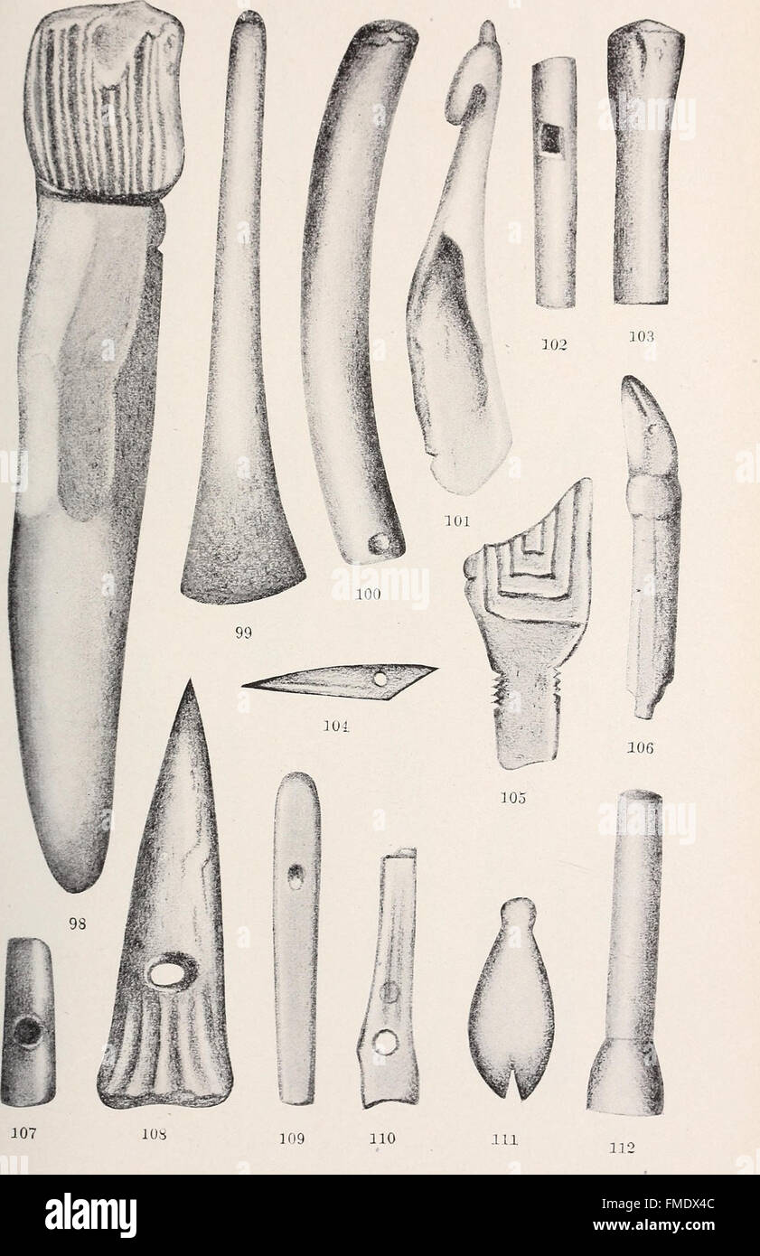 'Horn and Bone Implements of the New York Indians' (1902) examines ...
