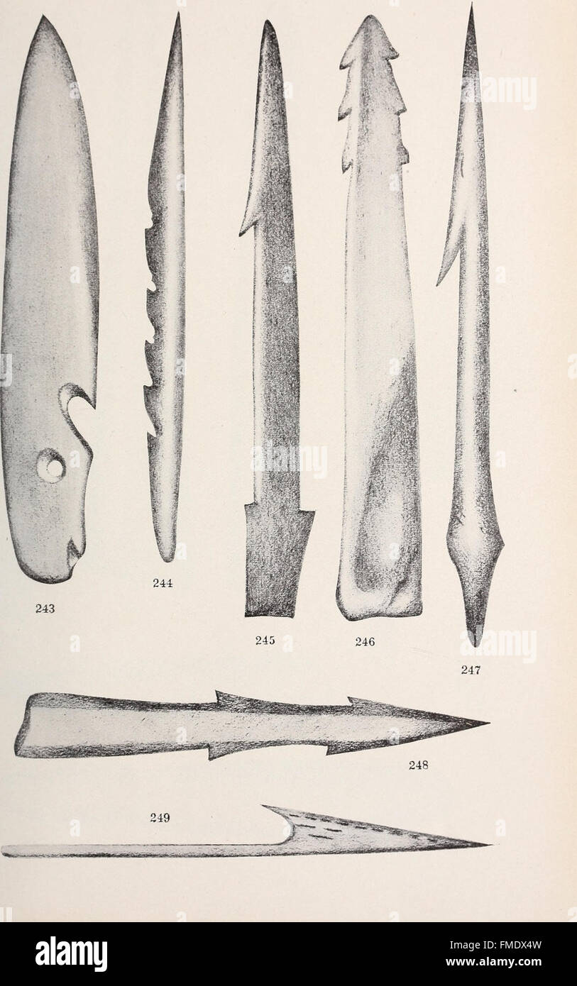 This 1902 publication explores the tools and implements made from horn ...