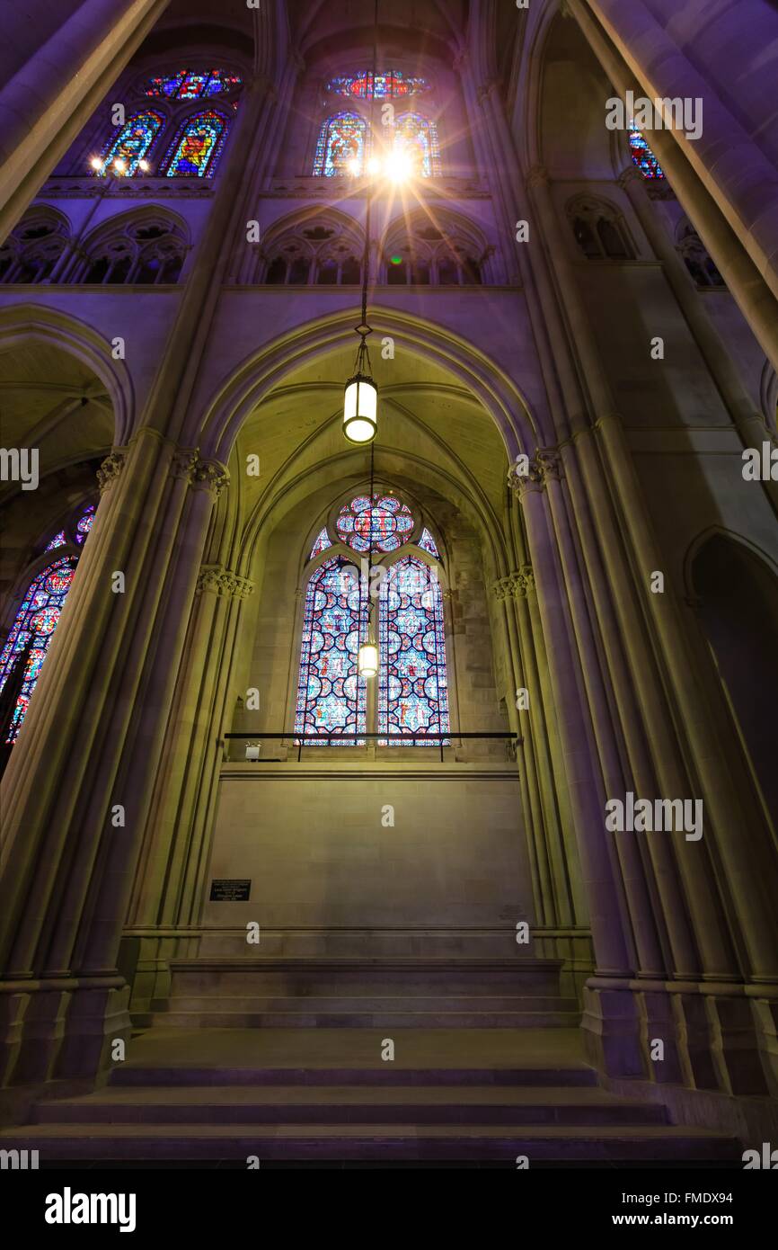 NEW YORK CITY, SEP 13: The Cathedral Church of Saint John the Divine on SEP 13, 2014 at New York ...