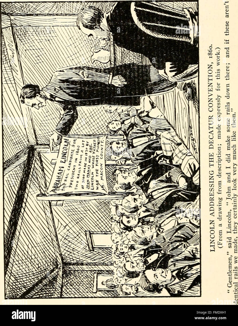 This 1909 work outlines the political journey of Abraham Lincoln ...