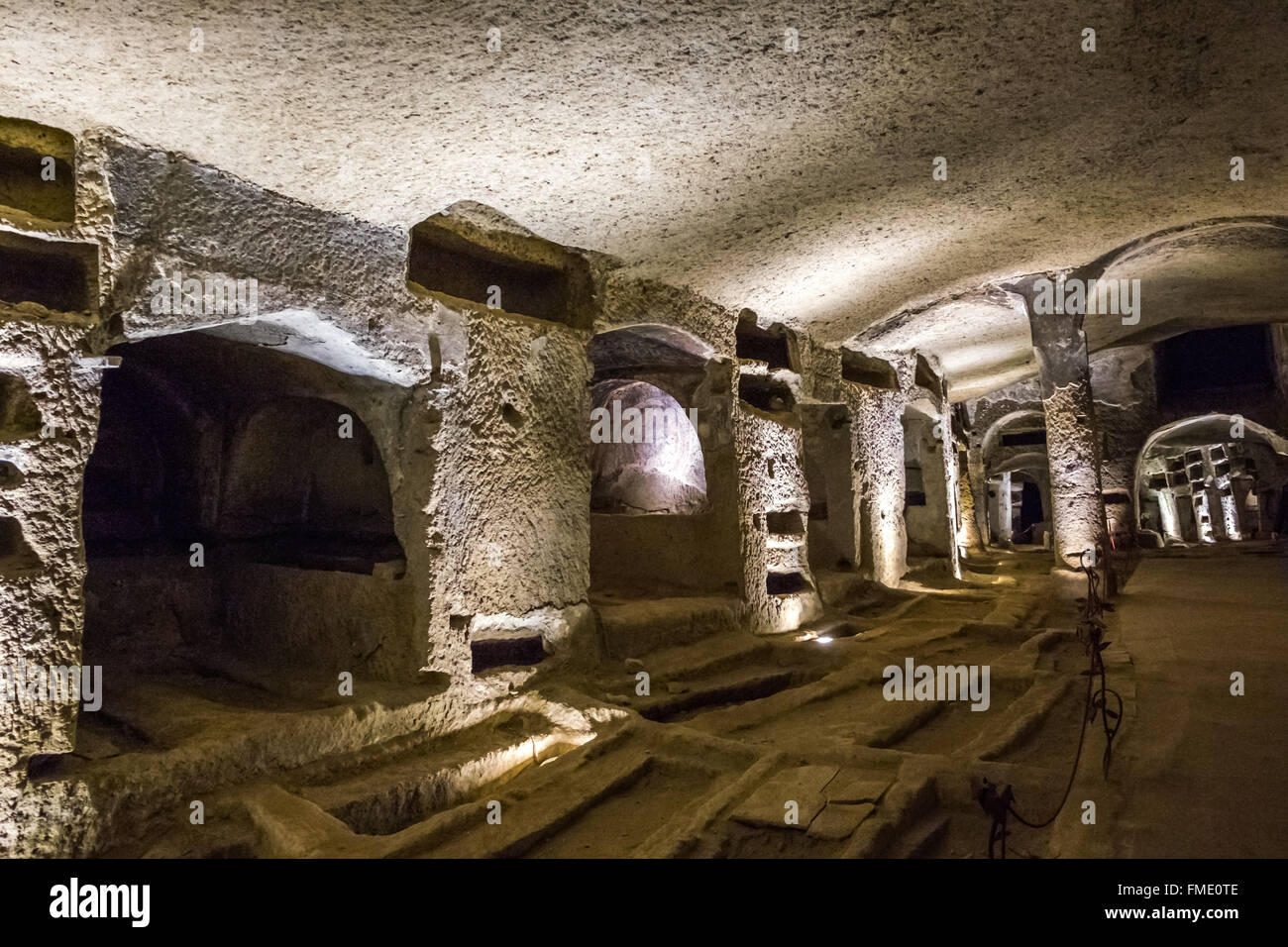 Catacombs of san gennaro hi-res stock photography and images - Alamy