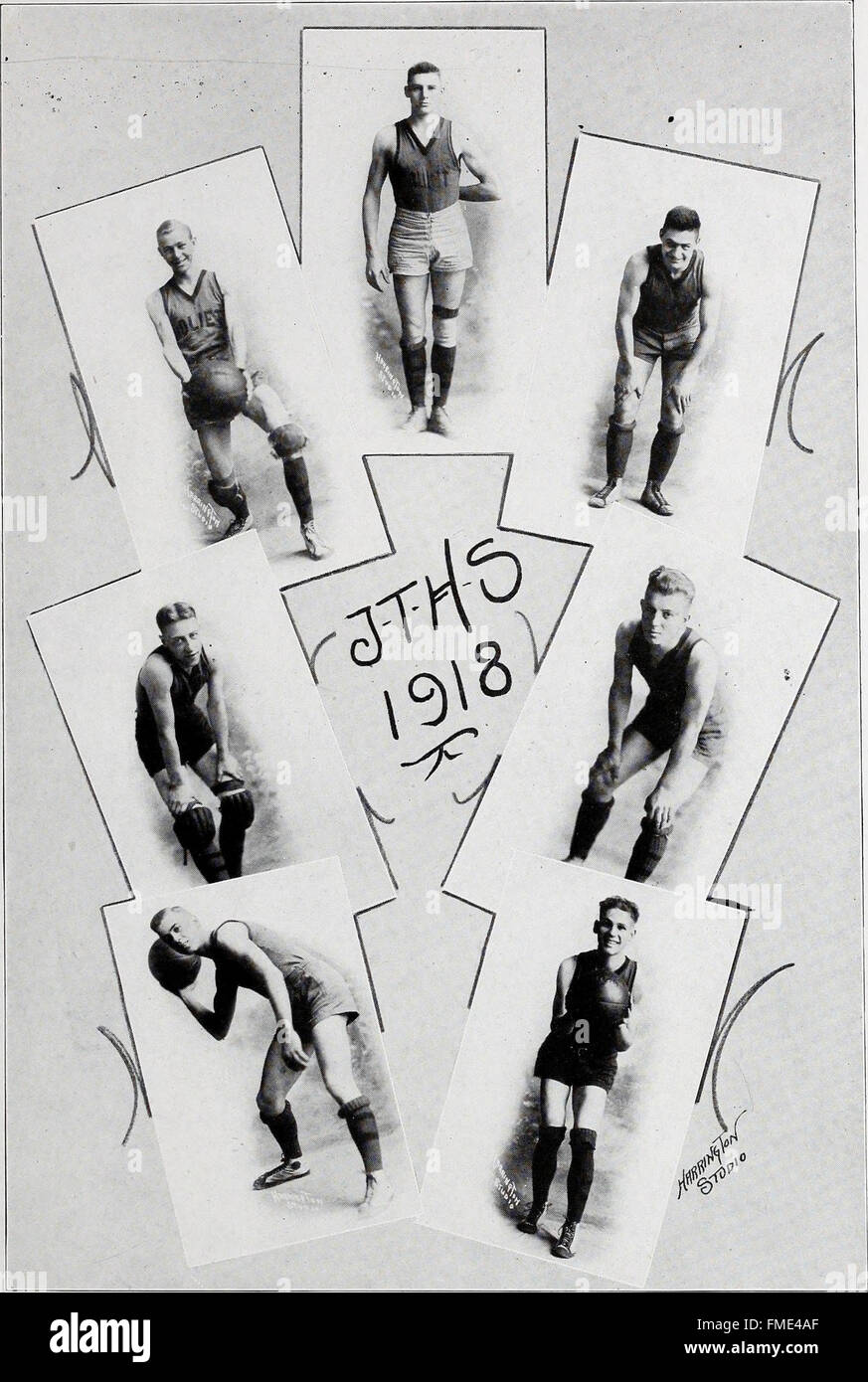 The 'JTHS Memory Book' (1918) commemorates the history and achievements ...
