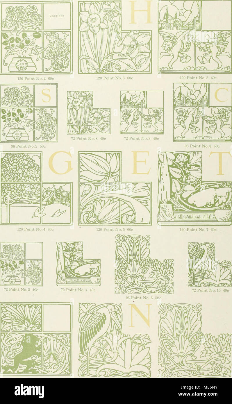 The 1912 'American Specimen Book of Type Styles' is a comprehensive ...