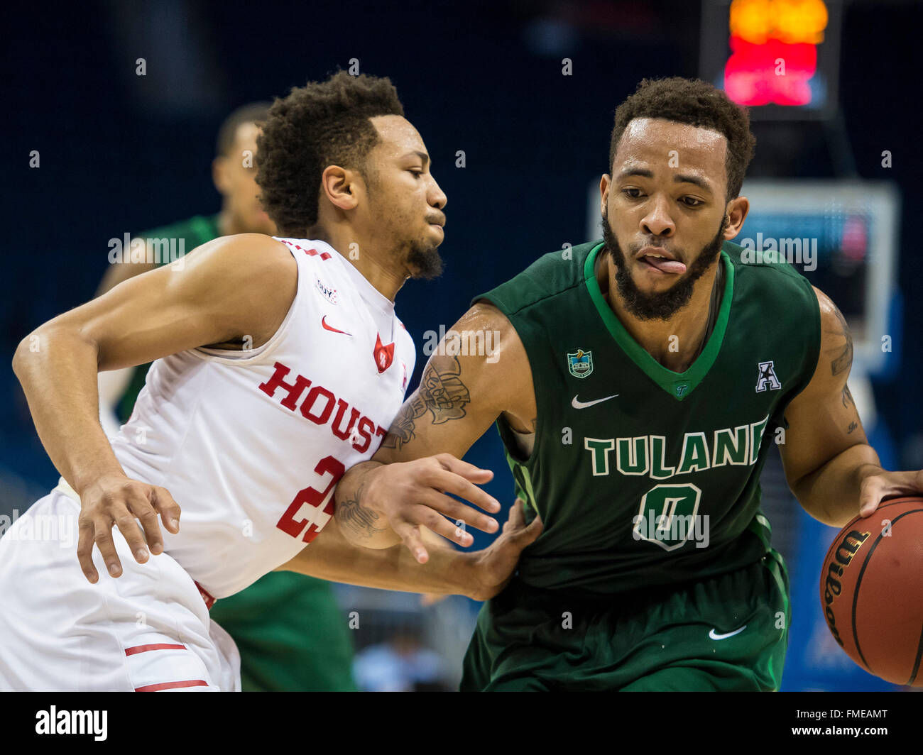 Orlando, FL, USA. 11th Mar, 2016. Houston guard Galen Robinson Jr. (25 ...