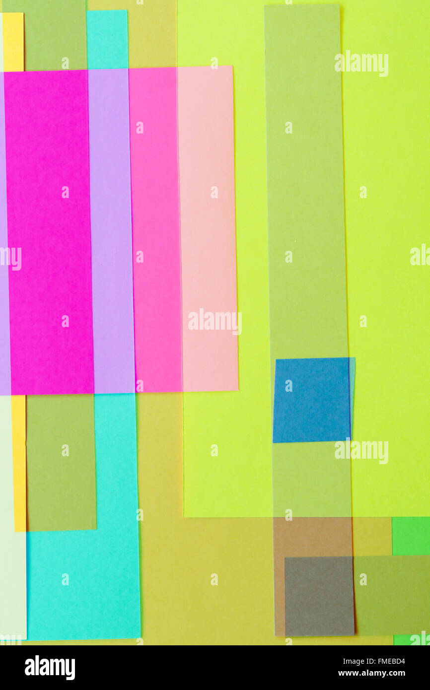Cut Colored Paper 15 Stock Photo - Alamy
