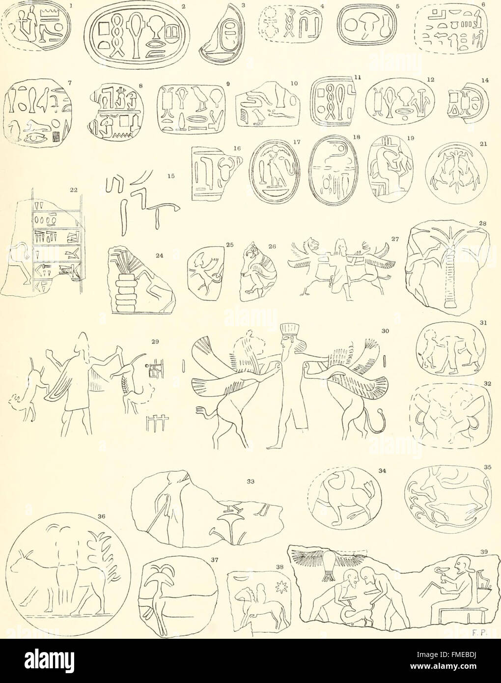 Meydum and Memphis (III) (1910) depicts the ancient Egyptian sites of ...