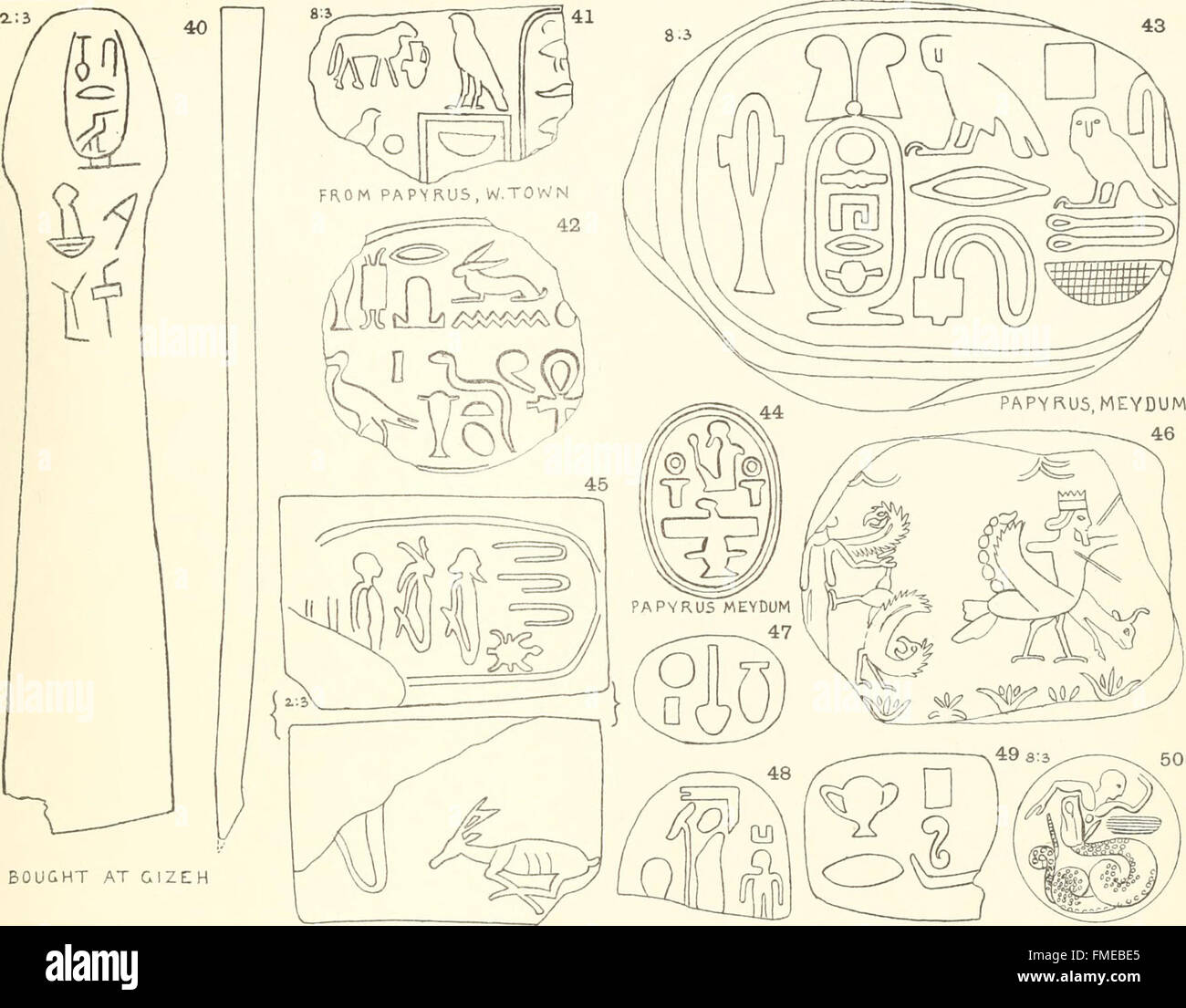 Meydum and Memphis (III) (1910 Stock Photo - Alamy