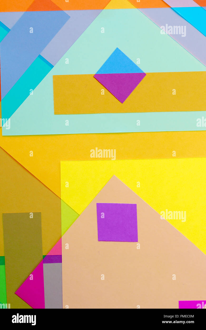 Cut Colored Paper 17 Stock Photo - Alamy