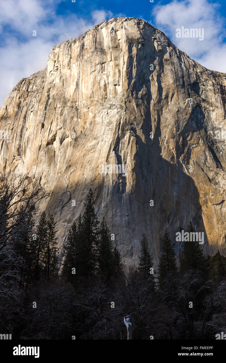 Close up El Capitan, Famous climbing mountain Stock Photo - Alamy