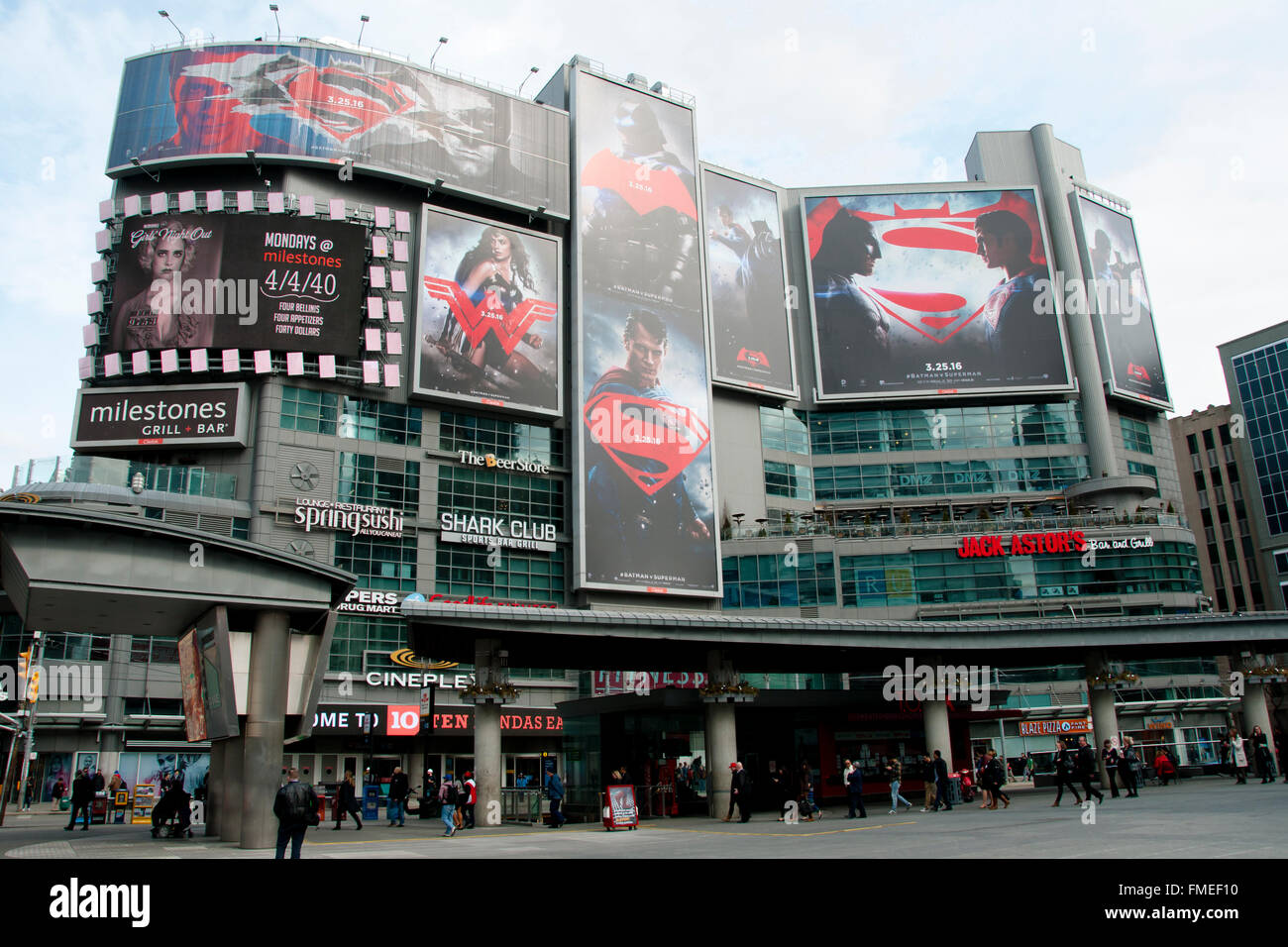 Yonge Dundas Commercial Square - Toronto - Canada Stock Photo - Alamy