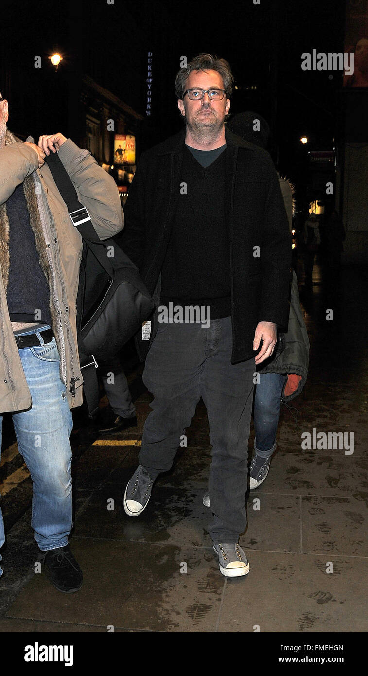 Matthew Perry seen on night out in London after his play in The End of ...