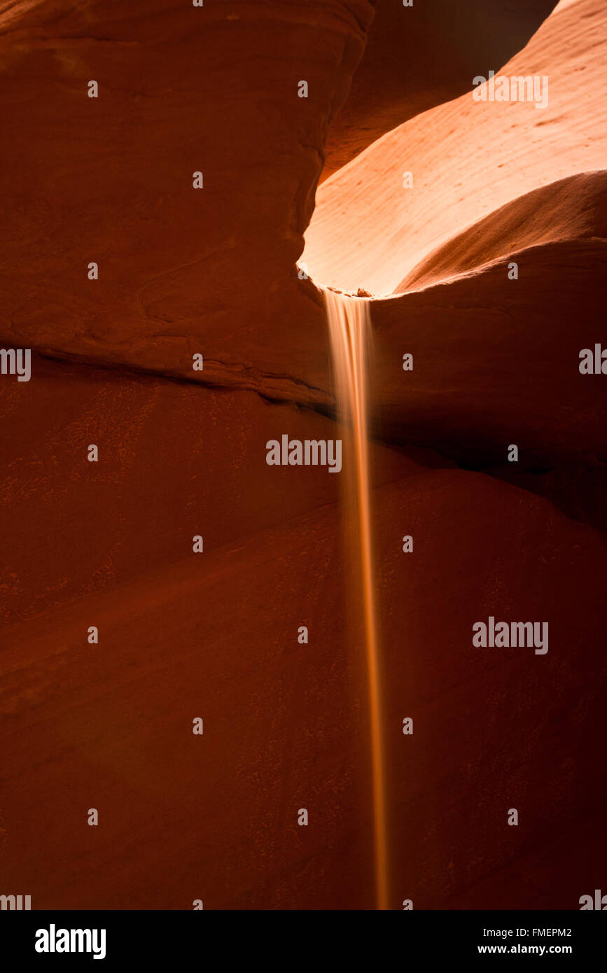 sand line under the sun light Stock Photo - Alamy