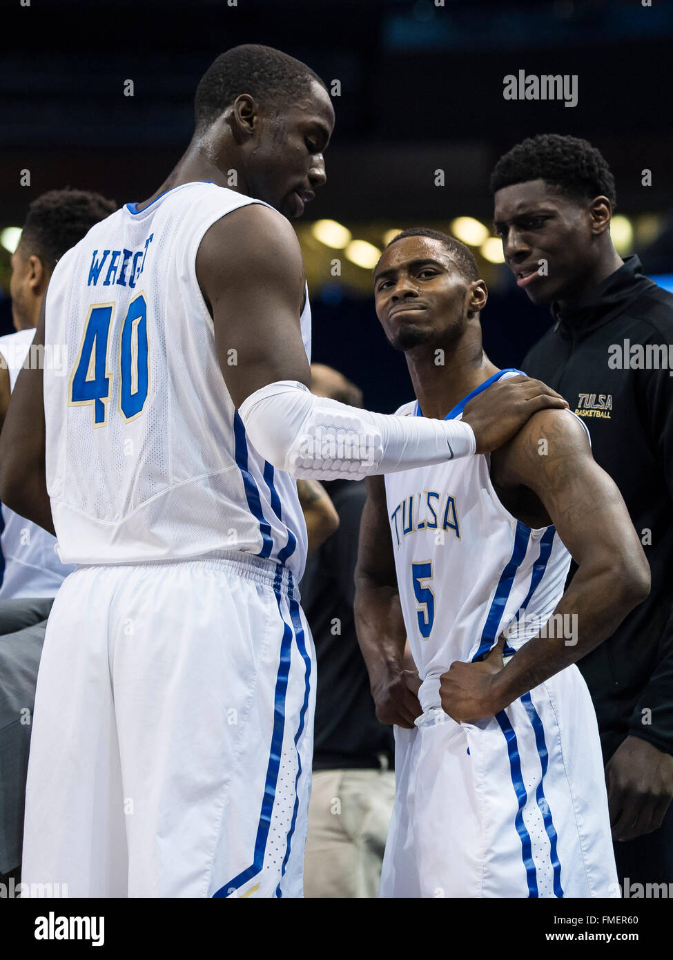 Orlando, FL, USA. 11th Mar, 2016. Tulsa forward D'Andre Wright (40 ...