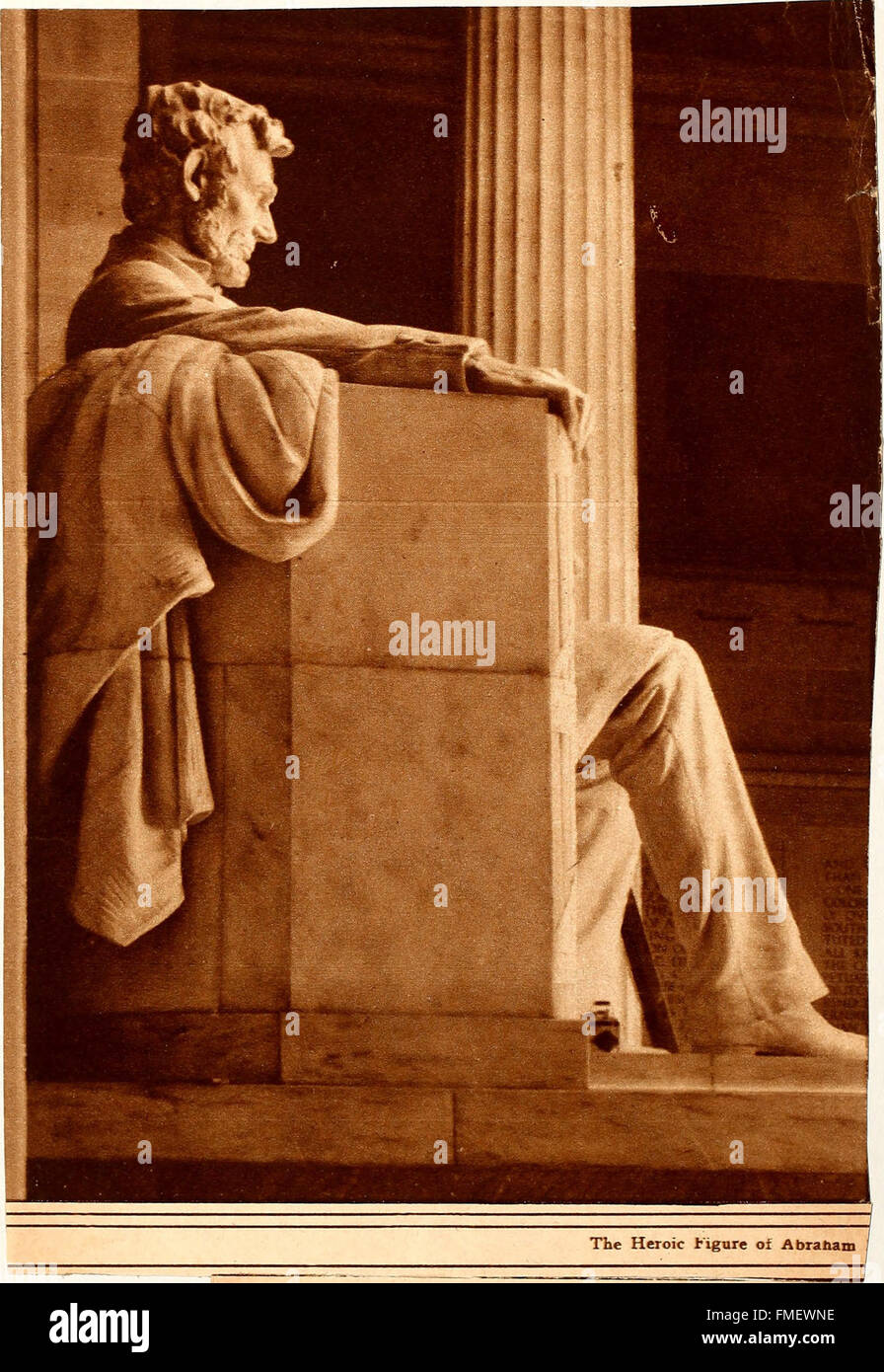 The 'Statues of Abraham Lincoln' (1922) showcases the iconic sculpture ...