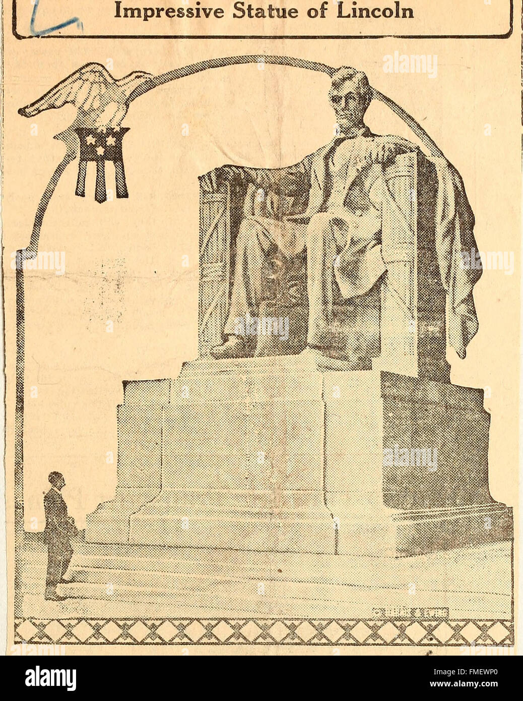 The 'Statues of Abraham Lincoln' (1922) features the famous sculpture ...
