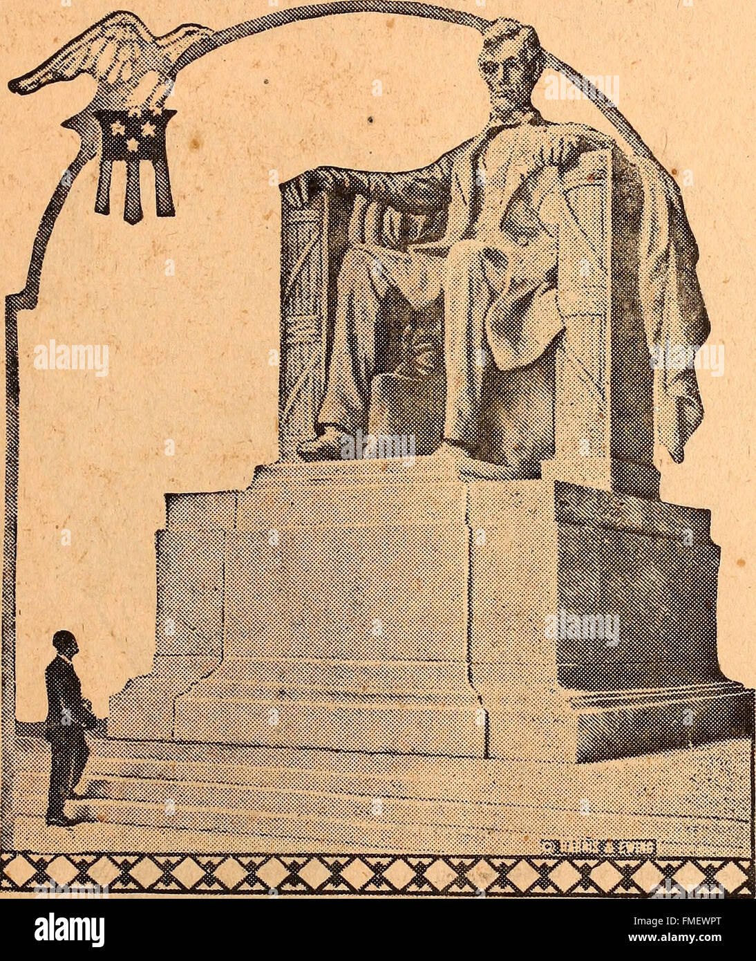 The Lincoln Memorial, completed in 1922, is a monumental sculpture ...