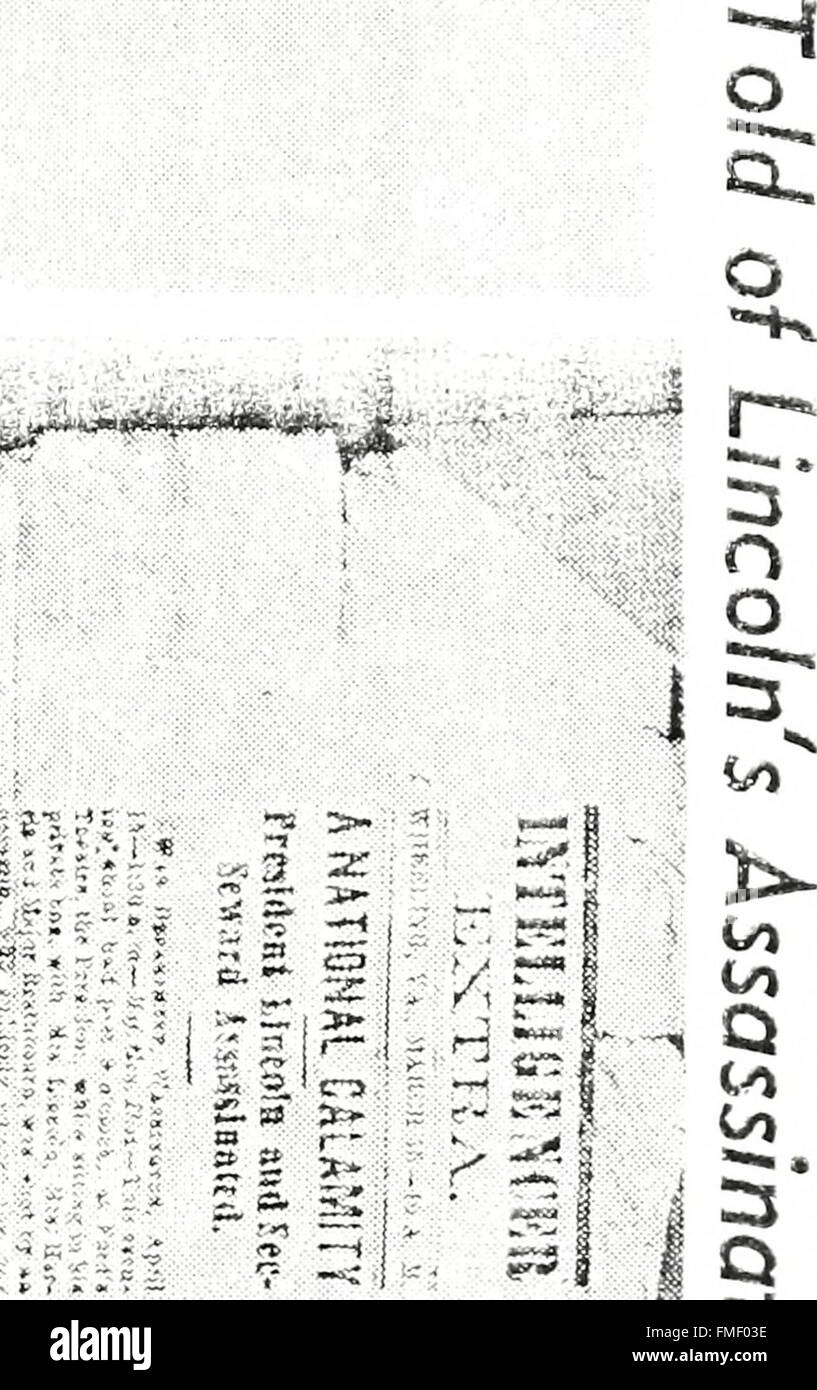 This 1865 account documents the assassination of U.S. President Abraham ...
