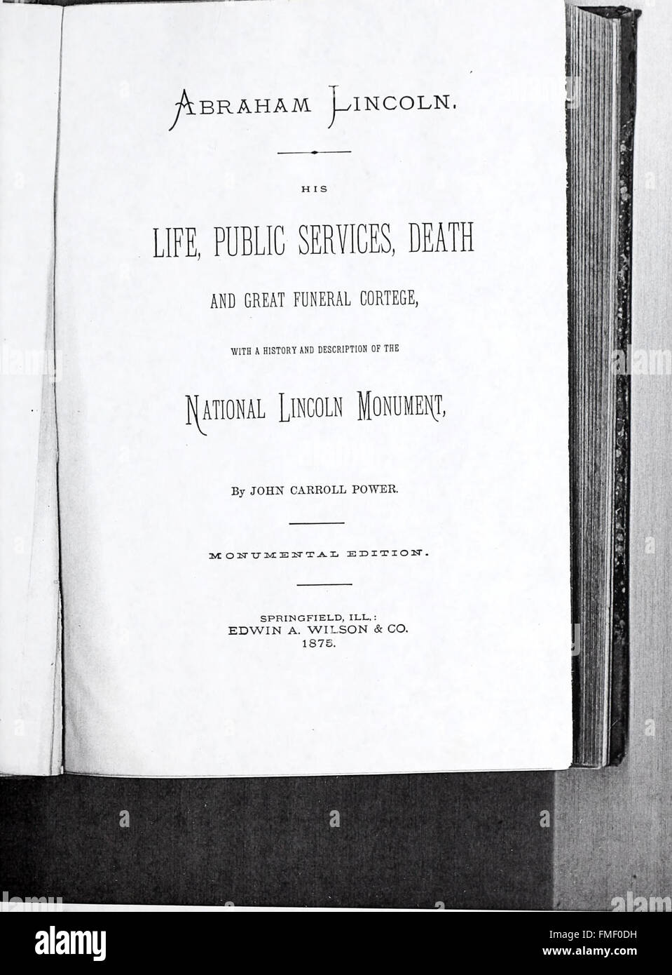 The 1875 account of the assassination of Abraham Lincoln provides a ...