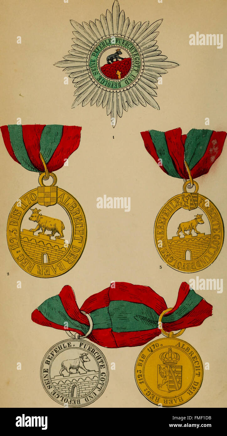 A reference work from 1858 detailing the orders of knighthood and ...