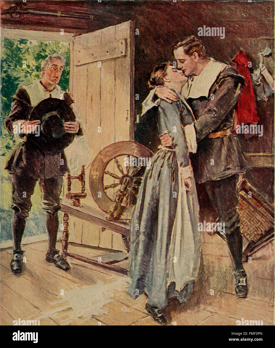 ‘The Courtship of Miles Standish’, a poem by Henry Wadsworth Longfellow ...