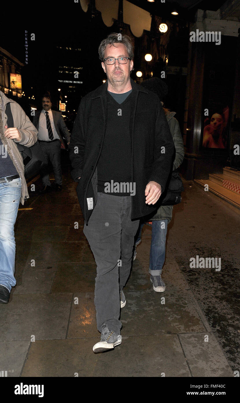 Matthew Perry out and about in the West End Featuring: Matthew Perry ...