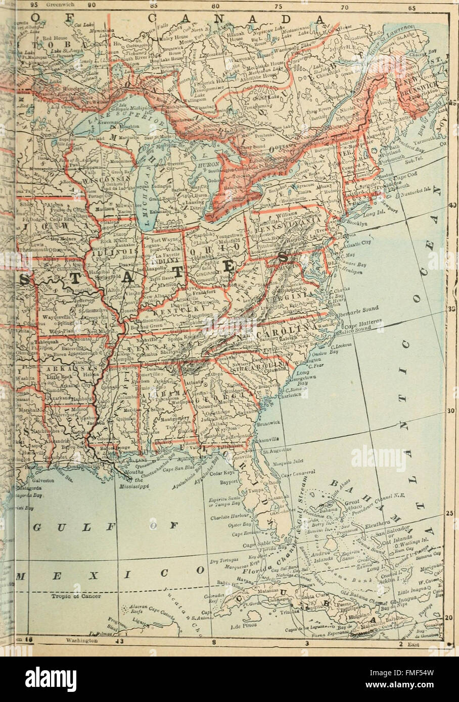 Britannica maps hi-res stock photography and images - Alamy