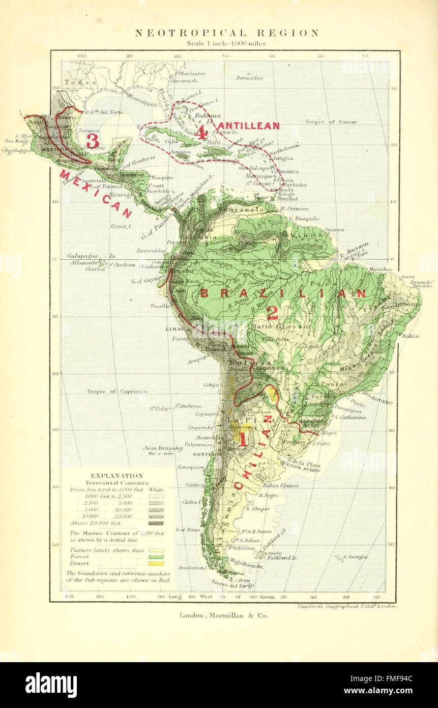 Geographical distribution of animals hi-res stock photography and ...