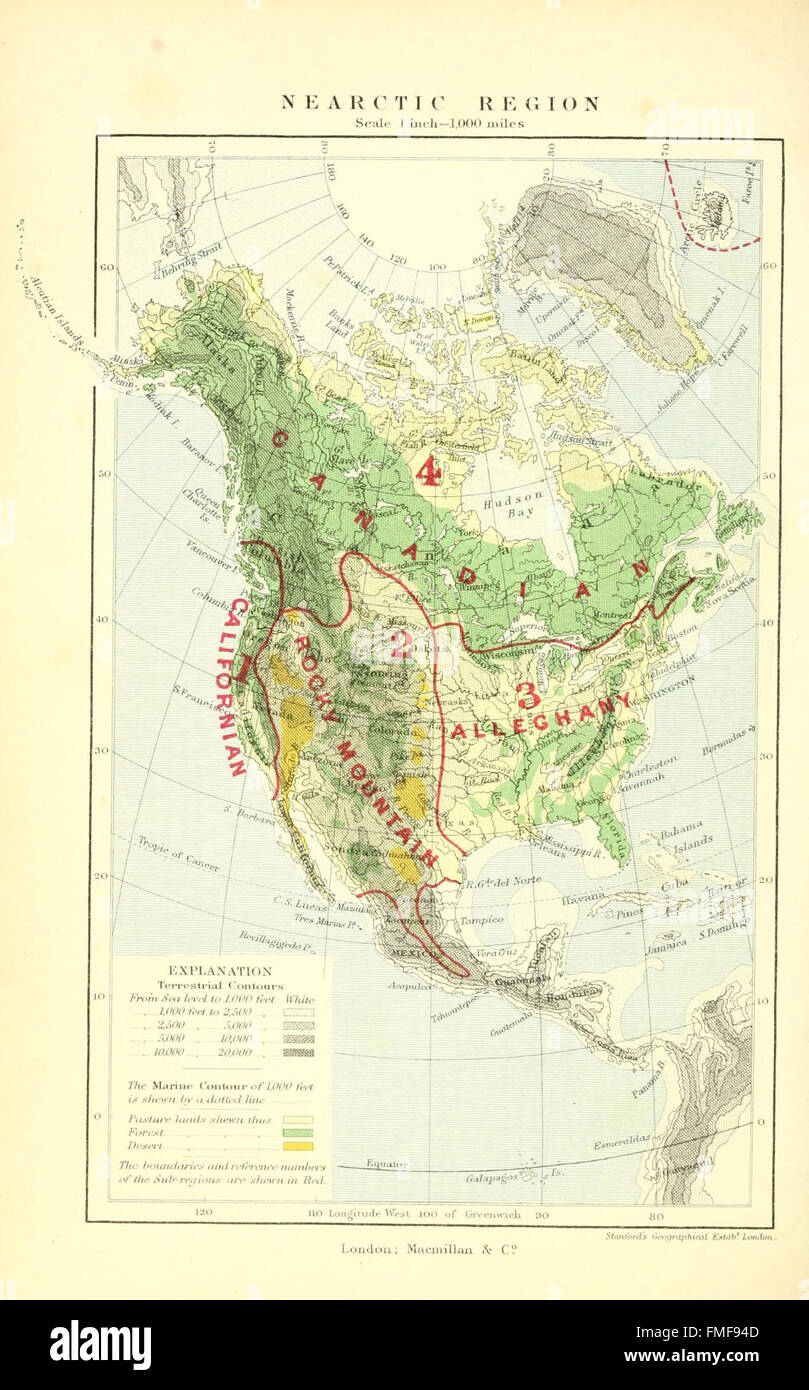 Geographical distribution animals hi-res stock photography and images ...