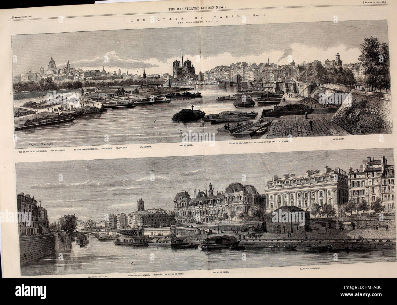 The 1861 edition of 'The Illustrated London News' features a variety of ...