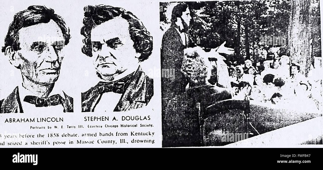 'The Lincoln-Douglas Debates, 1858' documents the historic debates ...