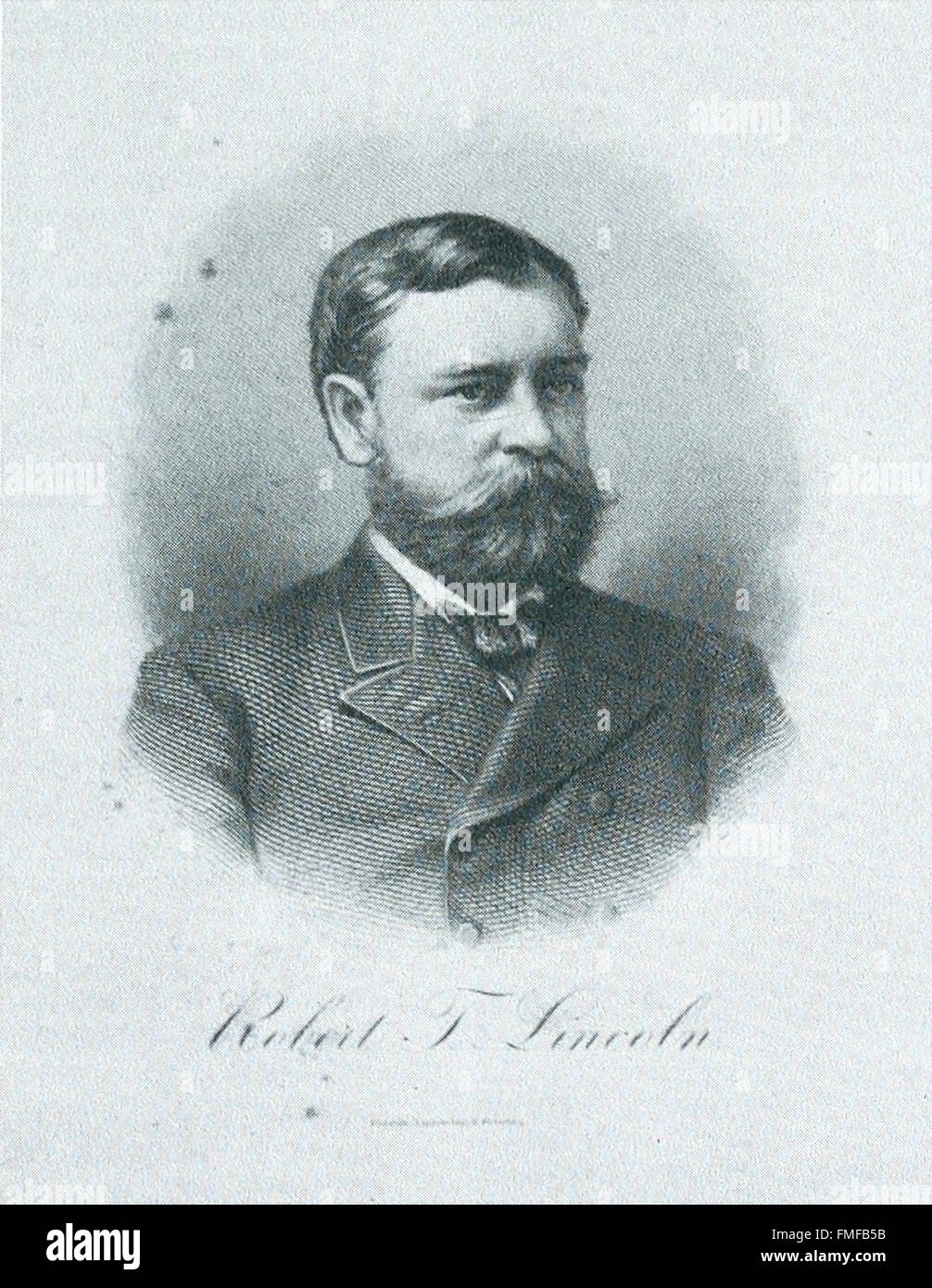 This 1860 portrait of Robert Todd Lincoln, the son of Abraham Lincoln ...