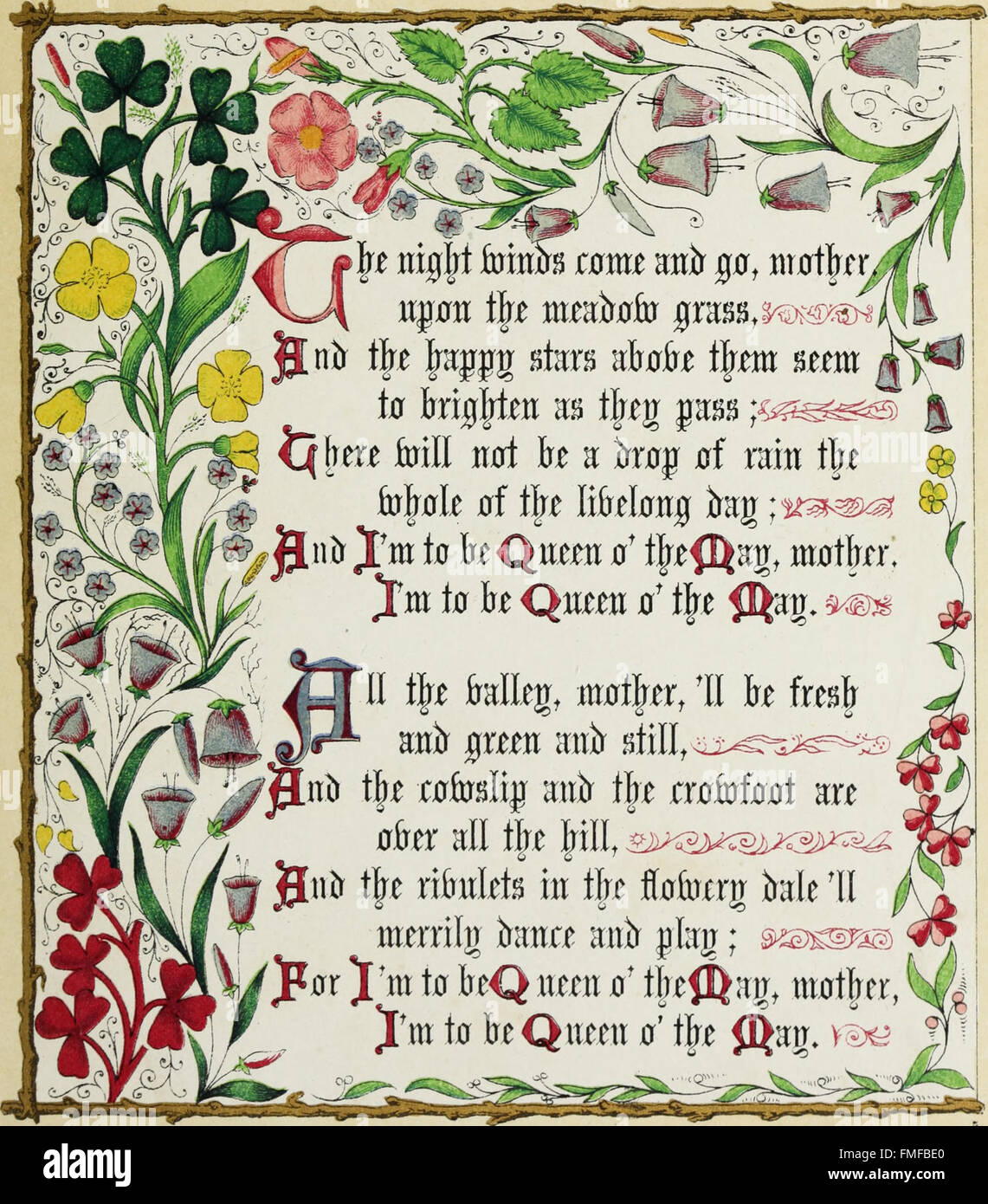 'The May Queen' (1860) is a poetic work by Alfred Lord Tennyson that ...