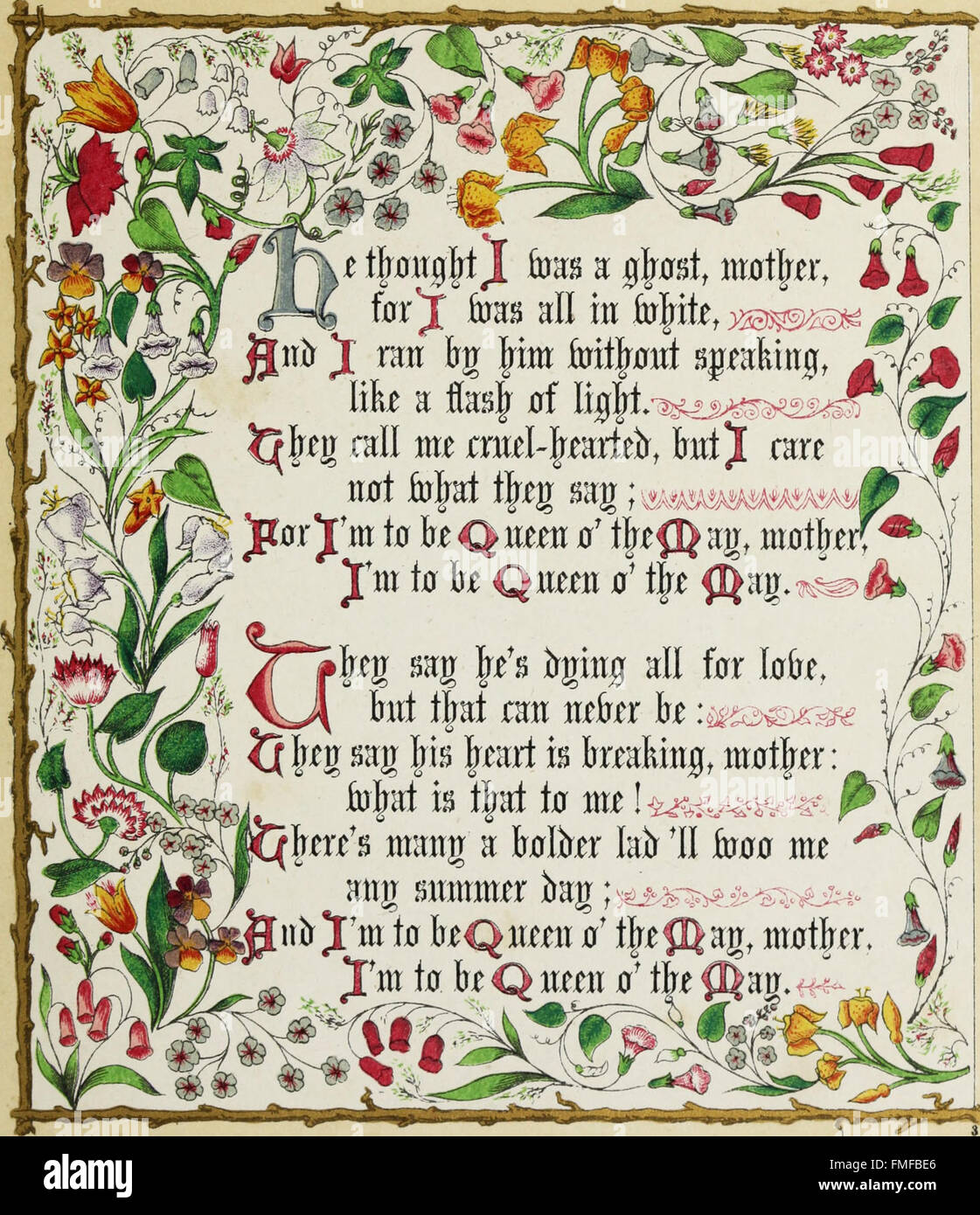 'The May Queen' (1860) is a historical work depicting the tradition of ...