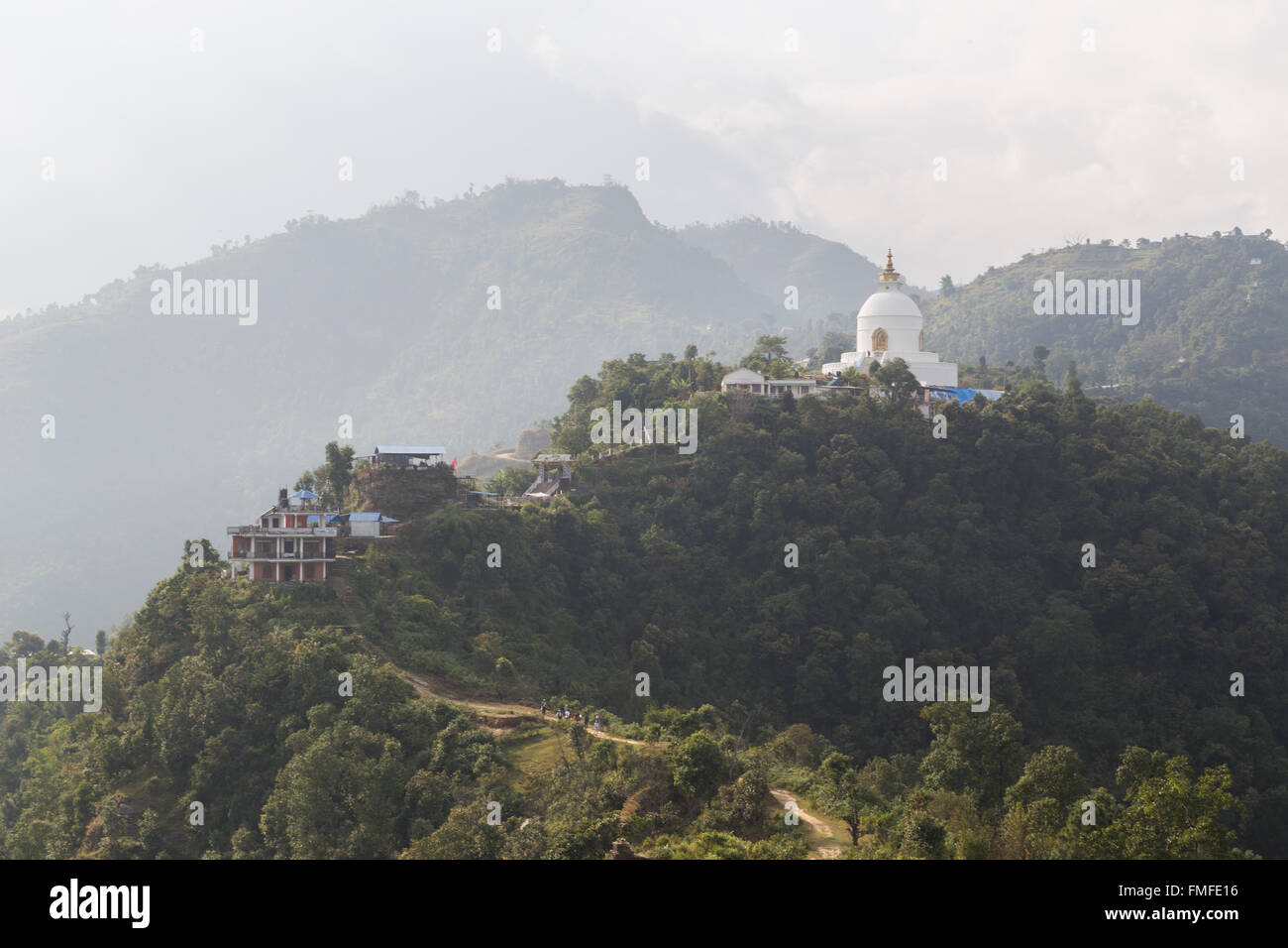 Peace stupa of nepal hi-res stock photography and images - Alamy