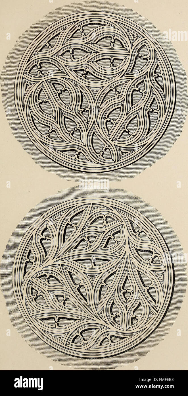 This 1851 work explores the use of geometric tracery in design ...