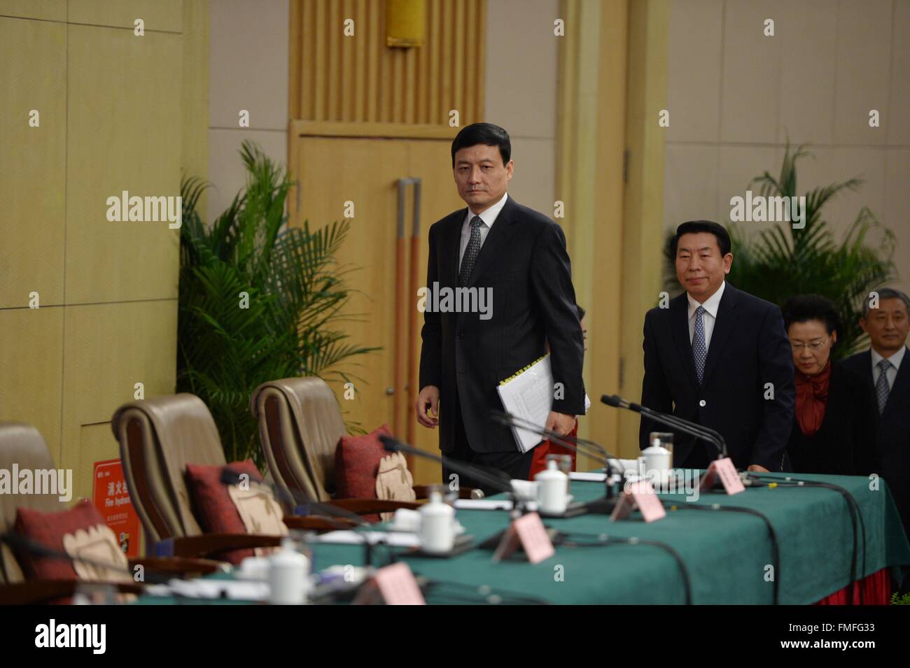 Beijing, China. 12th Mar, 2016. Chief of the State-owned Assets ...