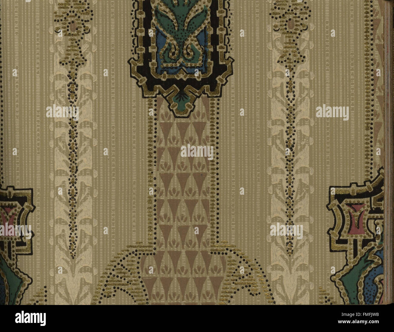 Wallpaper patterns 1900s hi-res stock photography and images - Alamy